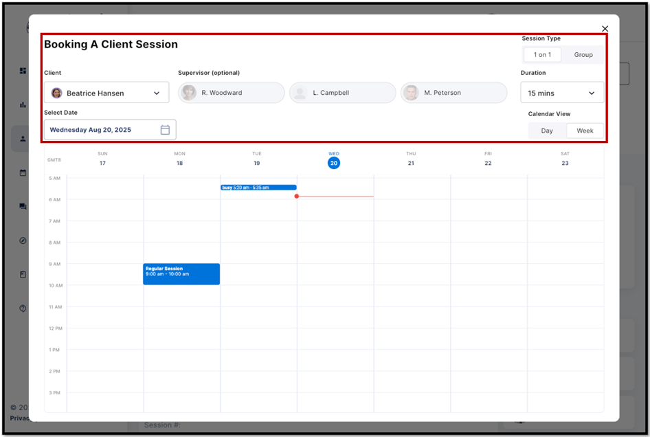 How to Book a Session with your Client – Keel Mind